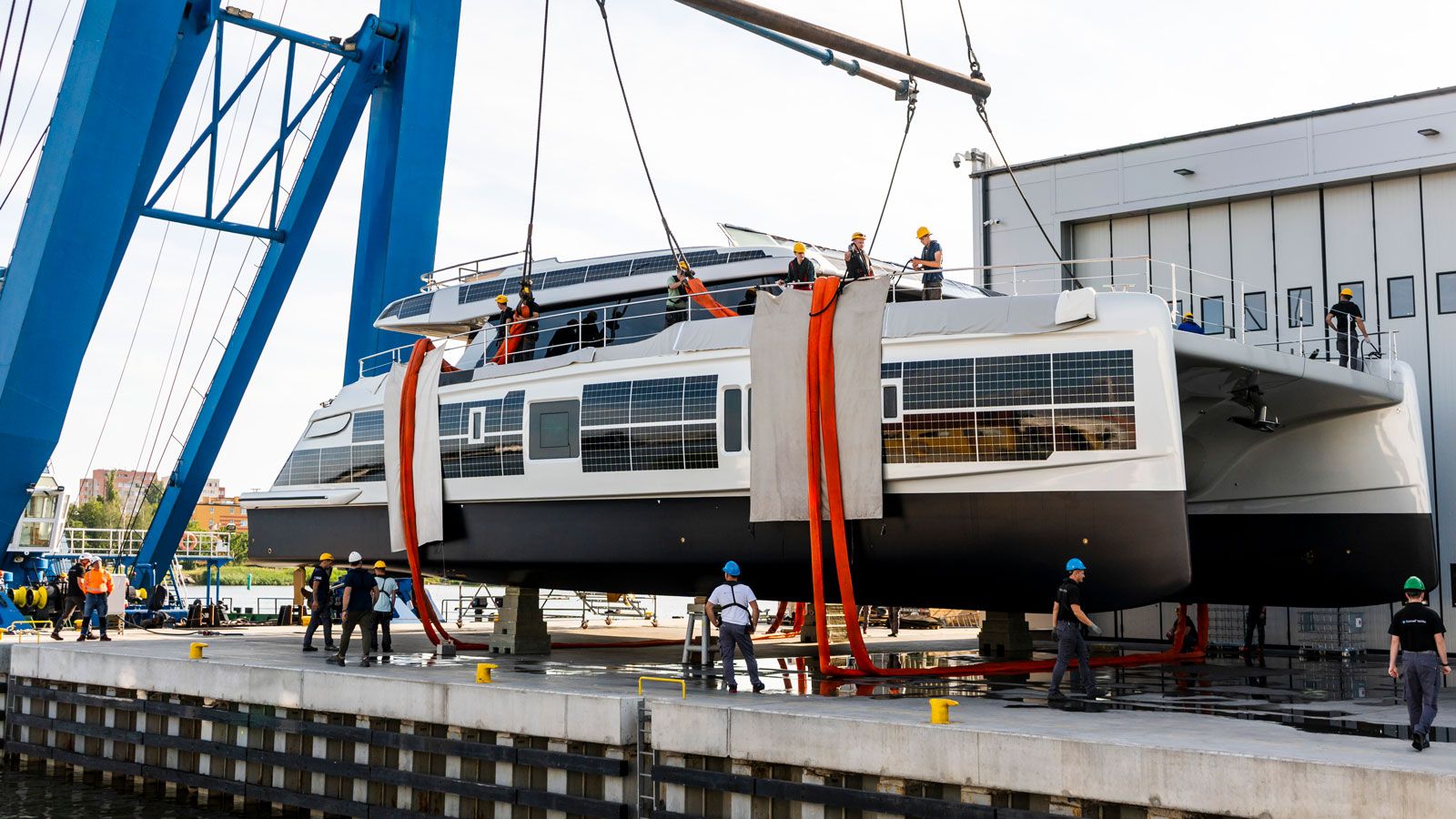 Third hull in Sunreef 80 Eco yacht series launched